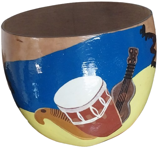Totuma tambor - Artesanos de Panamá